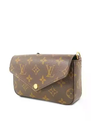 LOUIS VUITTON Monogram Felicie Strap & Go Shoulder Bag