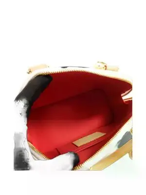 LOUIS VUITTON X Takashi Murakami Alma Bb Leather Handbag