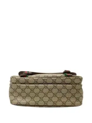 Gucci Gg Supreme Web-stripe Messenger Bag