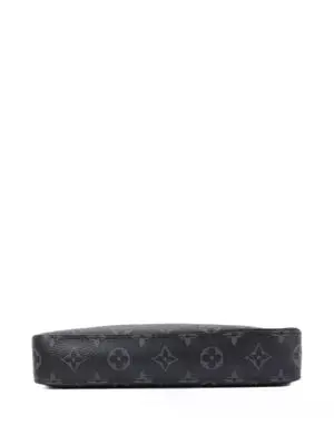 LOUIS VUITTON Trio Monogram Eclipse Messenger Bag - Grey