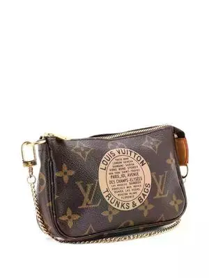 LOUIS VUITTON Pochette Accessoires Limited Edition Monogram Canvas Mini Clutch Bag