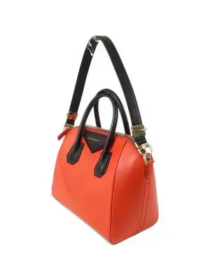 Givenchy Small Antigona Leather Tote Bag - Red