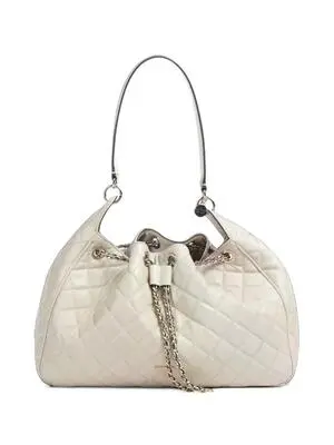 Guess Juliet Quilted Bucket Bag - Neutrals