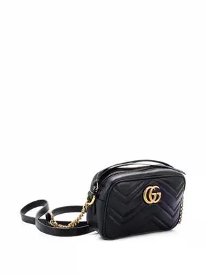 Gucci Gg Marmont Shoulder Bag Matelasse Leather Mini Crossbody Bag