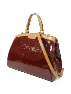 LOUIS VUITTON Brea Mm Monogram Vernis-leather Tote Bag