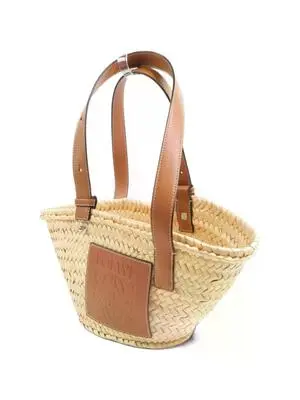 Loewe Mini Basket Bag Anagram Shoulder Bag
