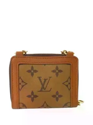 LOUIS VUITTON Monogram Reverse Micro Dauphine Shoulder Bag