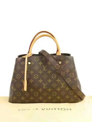 LOUIS VUITTON Mm Monogram Montaigne Tote Bag - Brown