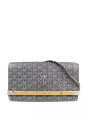 Goyard Monte-carlo Goyardine Shoulder Bag - Grey