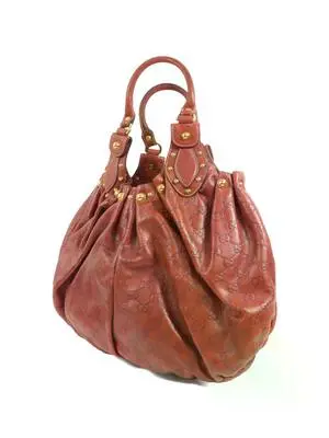 Gucci Guccissima Studded Handbag