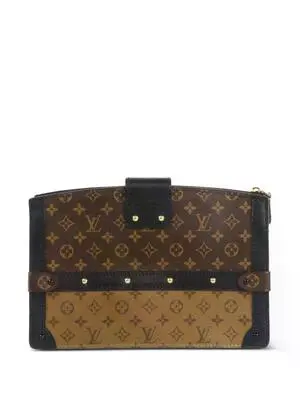 LOUIS VUITTON Monogram Trunk Clutch Bag