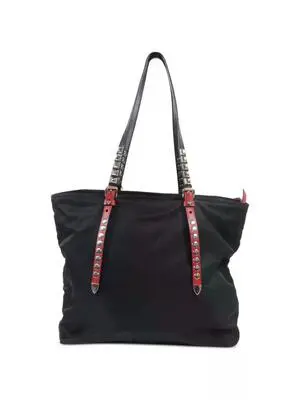 Prada Studded-detail Tote Bag - Black