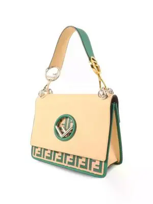 Fendi Kan I Logo-patch Shoulder Bag