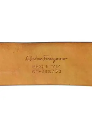 FERRAGAMO Gancini Torchon Reversible Belt