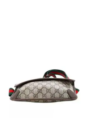 Gucci Neo Vintage Flap Gg Coated Canvas Belt Bag