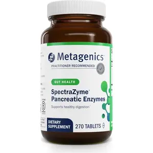 METAGENICS Spectrazyme Pancreatic Digestive Enzyme Complex Tablets 270 Tablets