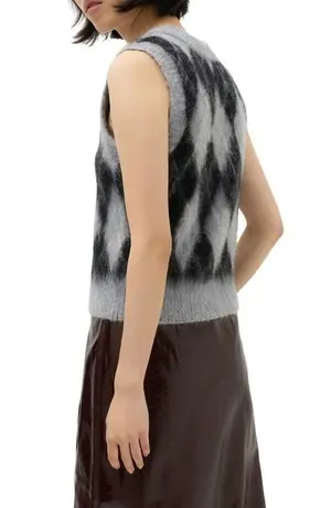 M&s Argyle Oversize Sweater Tank