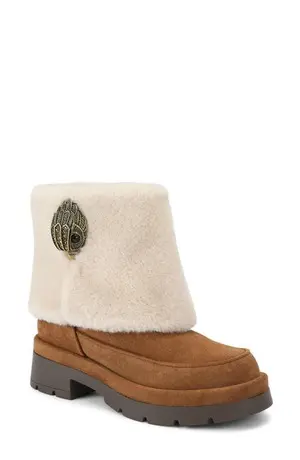 Kurt Geiger Blighty Cozy Bootie - Open Brown