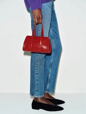 REFORMATION Elena Mini Bag - Red