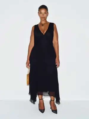 REFORMATION Stellina Dress Es - Black
