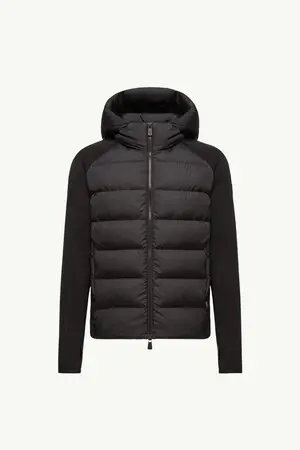 Moncler Padded Polartec® Zip-up Hoodie - Black