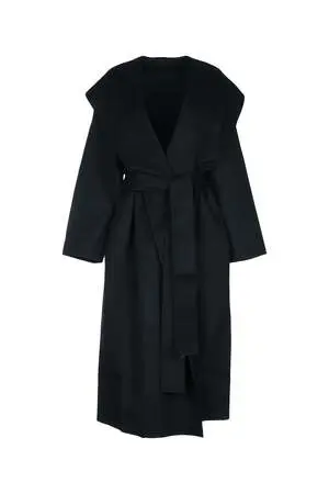 TOTEME Hoodie Belted Coat - Multicolor