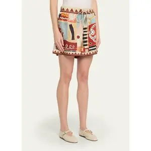 ALEMAIS Michelle Linen Shorts