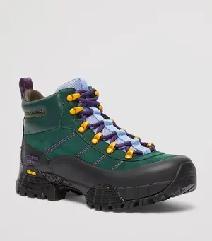 Max Mara Suede Hiking Ankle Boots