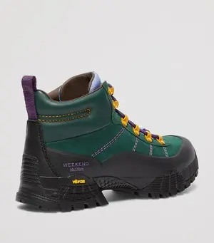 Max Mara Suede Hiking Ankle Boots