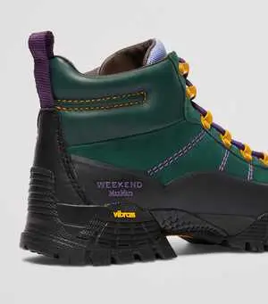 Max Mara Suede Hiking Ankle Boots