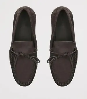 Zegna Suede L'asola Loafers