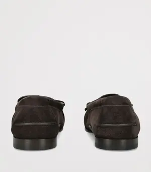 Zegna Suede L'asola Loafers