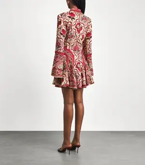 ALEMAIS Appliquéd Kenny Mini Dress