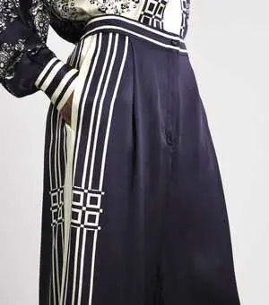 ALEMAIS Silk Banderra Trousers