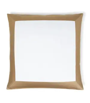 Frette Cotton Bold Euro Pillowcase - Brown