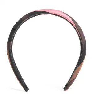 Emilio Pucci Silk Iride Print Headband