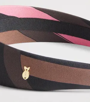 Emilio Pucci Silk Iride Print Headband