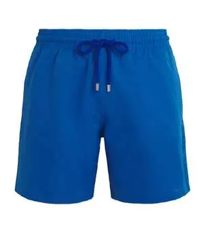 Vilebrequin Micro-perforated Mahina Swim Shorts - Blue