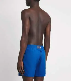 Vilebrequin Micro-perforated Mahina Swim Shorts - Blue