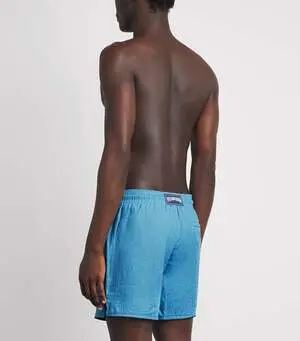 Vilebrequin Linen Mallorca Swim Shorts - Blue