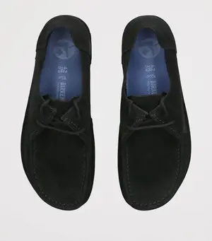 BIRKENSTOCK Suede Utti Lace Boat Shoes