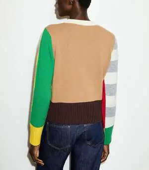 Max & Co. Virgin Wool Patchwork Sweater