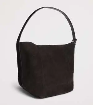 TOTEME Medium Suede Belted Tote Bag