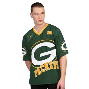 STARTER White Bay Packers Short Sleeve & Long Sleeve T-shirt Combo Pack - Green