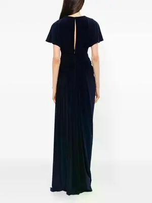 Amsale Asymmetric Jersey Gown