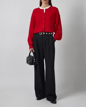 WAKAKUU Cardigan Ou Cashmere Woo