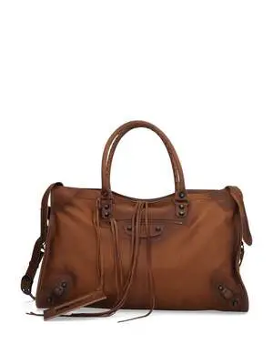 Balenciaga Le City L Vintage Shoulder Bag - Brown