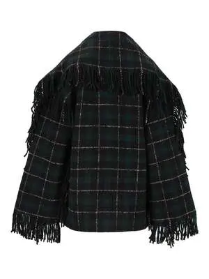 TOTEME Fringed Scarf Jacket