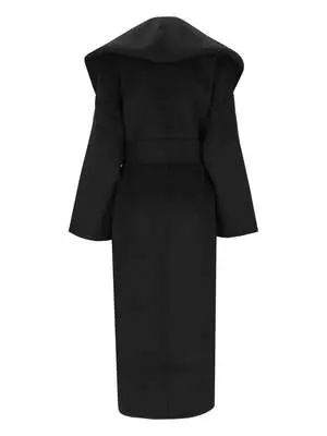 TOTEME Belted Long Coat - Black