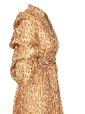 Zimmermann Leopard Print Midi Dress